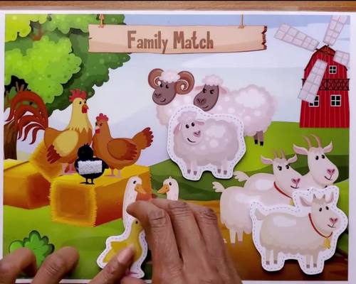 Animal Family Match & Sorting Activities, Learning Activity Printable ...