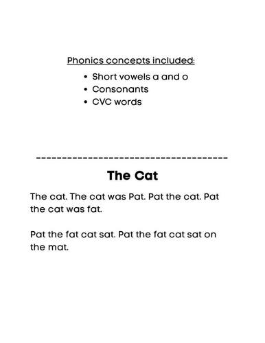 Decodable Passages for Older Students| CVC, Long Vowels, Digraphs ...