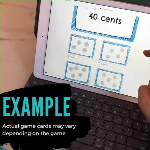 First Grade Math Game: TIME to the Hour (Game 1) | Spot It & CLICK It™