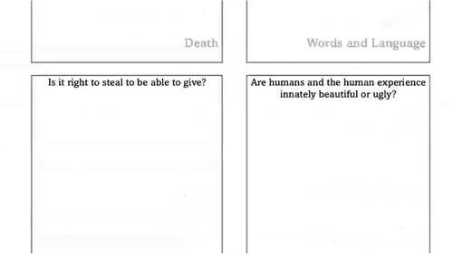 The Book Thief Workbook by The Aussie Curriculum Club | TPT