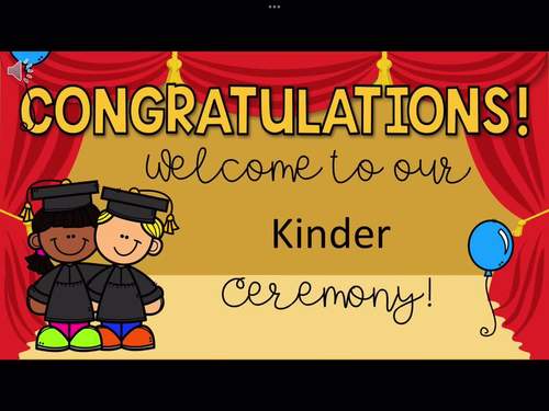 Graduation Ceremony | Digital End of the Year Ceremony EDITABLE ...