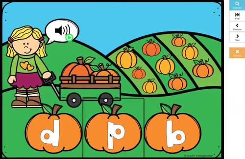 Letter Identification Sounds Uppercase Lowercase Matching Boom Cards ...