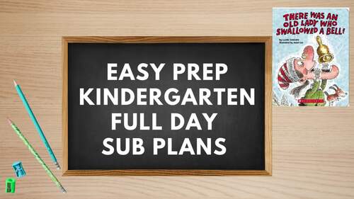 December Sub Plans There Was An Old Lady Who Swallowed A Bell by ...