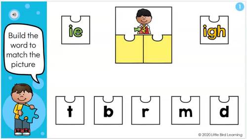 IE and IGH - Digital Word Puzzles | Distance Learning | Google Slides