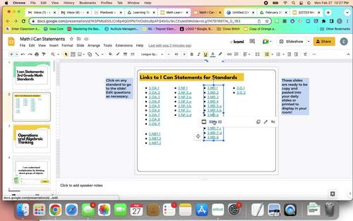 BUNDLE Common Core Learning Targets for 3rd Grade: I Can Statements