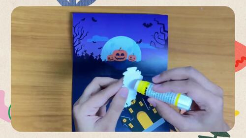 Halloween Pop-up Card Craft | Haunted House & Spooky Friends 3D ...