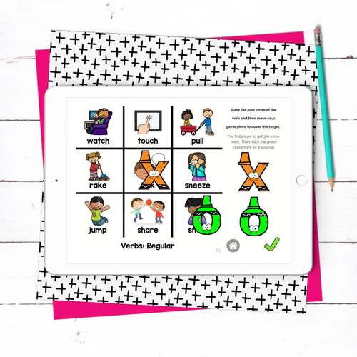 Speech Therapy Back To School Tic Tac Toe Articulation and Language ...
