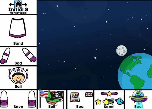 Build an Astronaut BOOM Cards™ S, S Blends, Z Sounds - Articulation