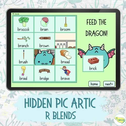 Hidden Pictures Articulation Boom Cards™ R Blends by In Unison Speech ...