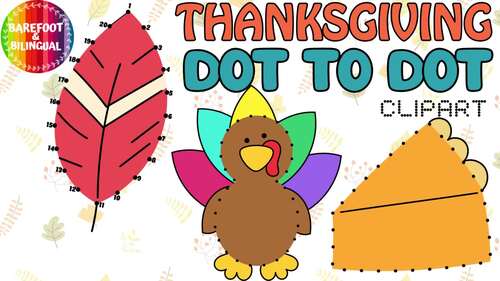 Thanksgiving Dot to Dot Clipart | Thanksgiving Clipart for Dot to Dot ...