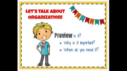 Let's Get Organized: Binder Talk by Counseling with Kindness | TpT