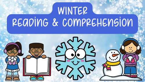All About Winter Reading Kindergarten First Second Third Grade Worksheets