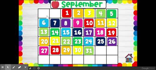 Digital Calendar Math Routine for Google also includes PowerPoint Version