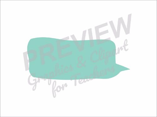 Speech and Thought Bubbles Clip Art Set Editable Template {Clipart for ...