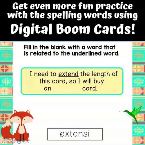 4th Grade Reading Series Spelling & Vocab | Unit 4 Bundle Printable and ...