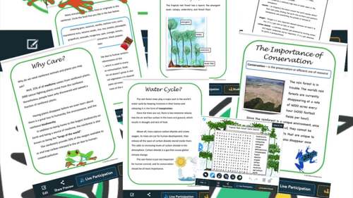 Amazon Rain Forest NGSS Unit by Mrs Lena | Teachers Pay Teachers