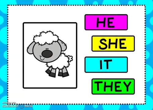 Pronouns Boom Cards™ Distance Learning Language by Creating 4 ESL