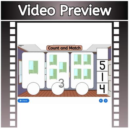 Count and Match: Numbers 1-5 Digital Resources by Schooler's Mate