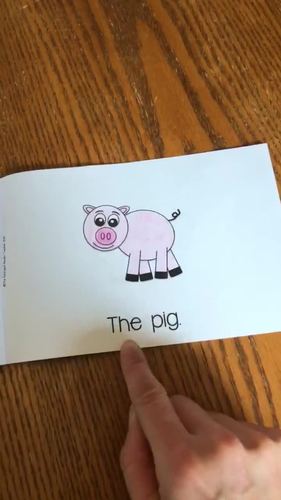 Farm Animals Guided Reading Book Level AA by The Emergent Reader Teacher