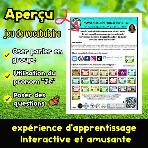 Printemps. Jeu de vocabulaire. J’ai…qui a... ? | TPT