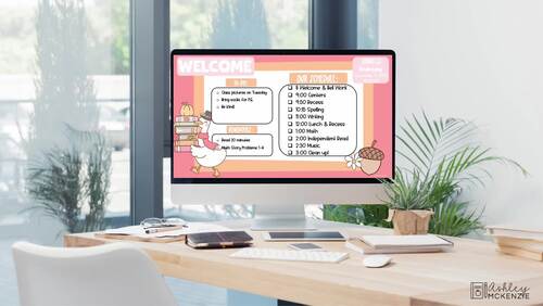 November Morning Slides Thankful Goose Daily Google Slides Thanksgiving ...