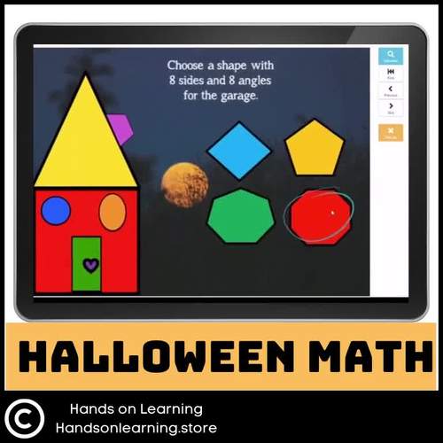 Halloween Math Boom Cards by Hands on Learning LLC | TPT