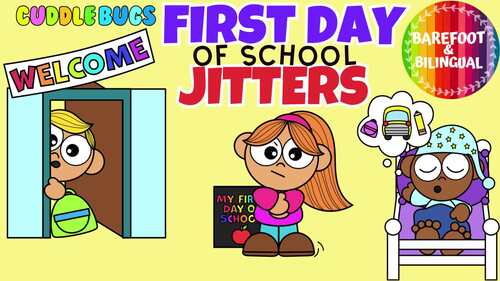 First Day of School Clipart Jitters - Cuddlebugs - Back to School Clipart