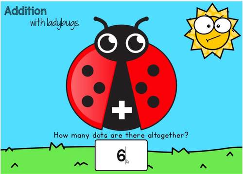 Subtraction with Ladybugs - Boom Cards by Boom Cards by Miss Rainbow ...