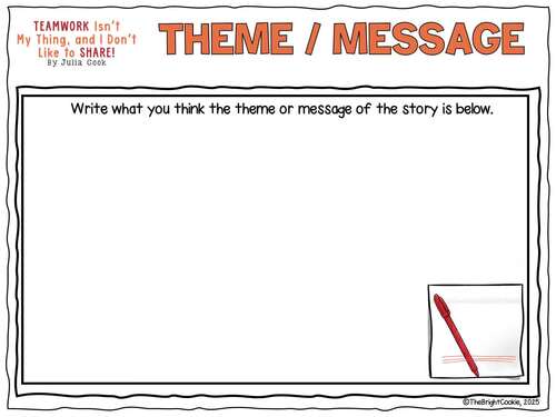 Teamwork Picture Book Activities- SEL Teamwork Lesson, Sharing & STEM ...