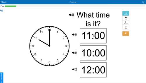 Telling Time to the Hour Level 3 Math Boom Cards by 3rd Grade Engaged