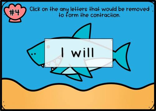 Contractions Grammar Review Boom Cards™ Digital Task Cards | TPT