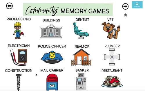 Vocabulary Boom Cards™ Matching Game | Describing & Compare Contrast Memory