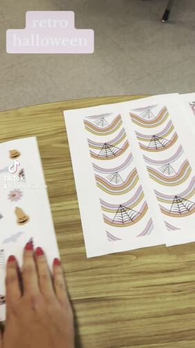 Retro Halloween Bulletin Board Boarders, Printable Boarders | TPT