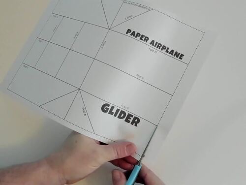 St Patrick's Day STEM Challenge Paper Airplane GLIDER Science Activity