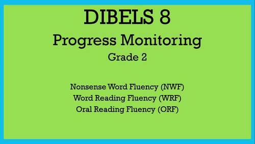 DIBELS 8 Progress Monitoring Grade 2 (Forms 1-20) by Peaceful Classroom