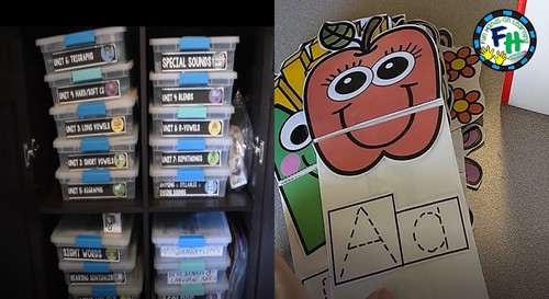 VIDEO: Switching Learning Activities Plus Preschool Alphabet Puppets