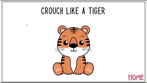 Zoo Animal Gross Motor Game | Digital Version by A Pedi PT | TPT