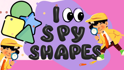 I Spy Shapes! by Nia's Speech Folder | TPT