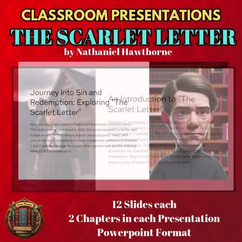 THE SCARLET LETTER by Nathaniel Hawthorne *Powerpoint (PPTX) ELA ...