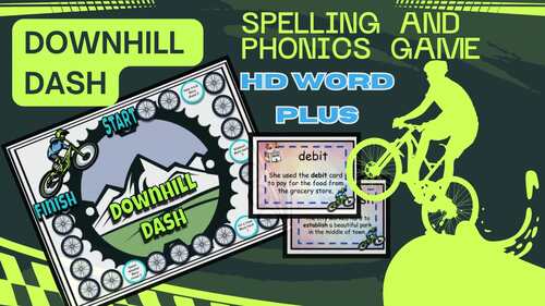 Spellings of / oi / Phonics Bike Game Spelling Activity HD Word Plus ...