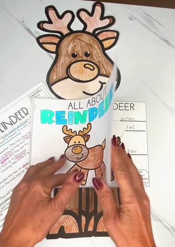 Reindeer Nonfiction Reading Informational Writing and Craft | TPT