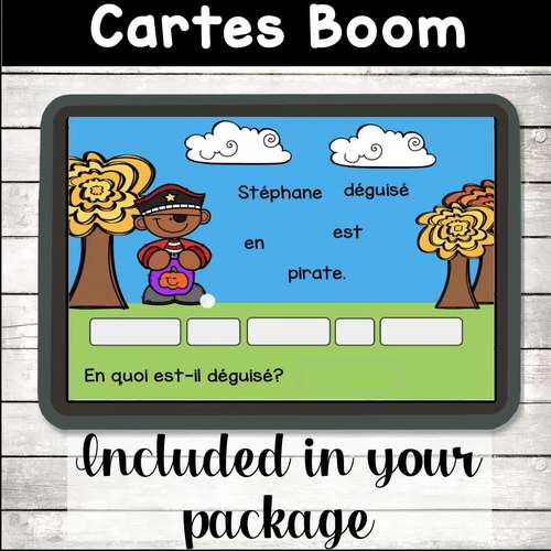 French verbs Fall activities Scrambled sentences and comprehension ...