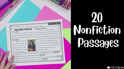 Womens History Month Nonfiction Passages Reading Comprehension Worksheets