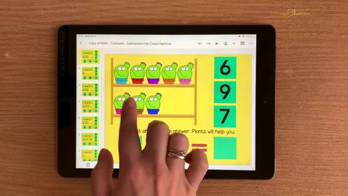 Subtraction to 10 Activities Review Google Classroom by CrazyCharizma
