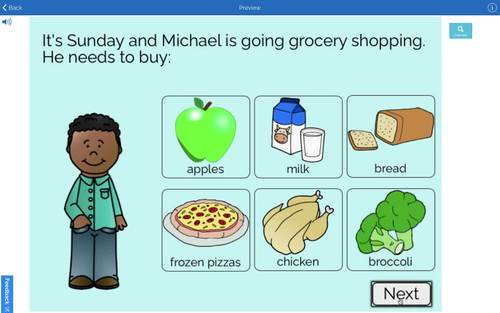 Social Skills at the Grocery Store Boom Cards™ for Speech Therapy ...