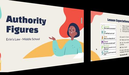 Erin's Law | Authority Figures | Middle School Classroom Lesson ...