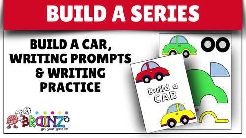 Transportation Cut & Paste Craft | Letter C Build a Car & Literacy Activity