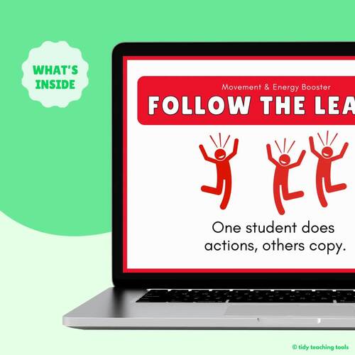 36 x No Prep Brain Breaks for your Classroom | Activity Cards + Wall ...