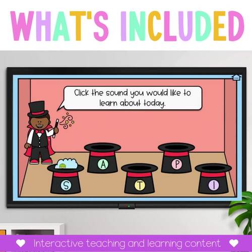 Early Stage 1 Reading Pod 1 - S A T I P by The Busy Honey Bee | TPT