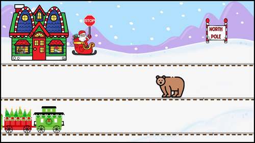 Christmas Train Rescue | Interactive Slide Show | Early Intervention | PreK